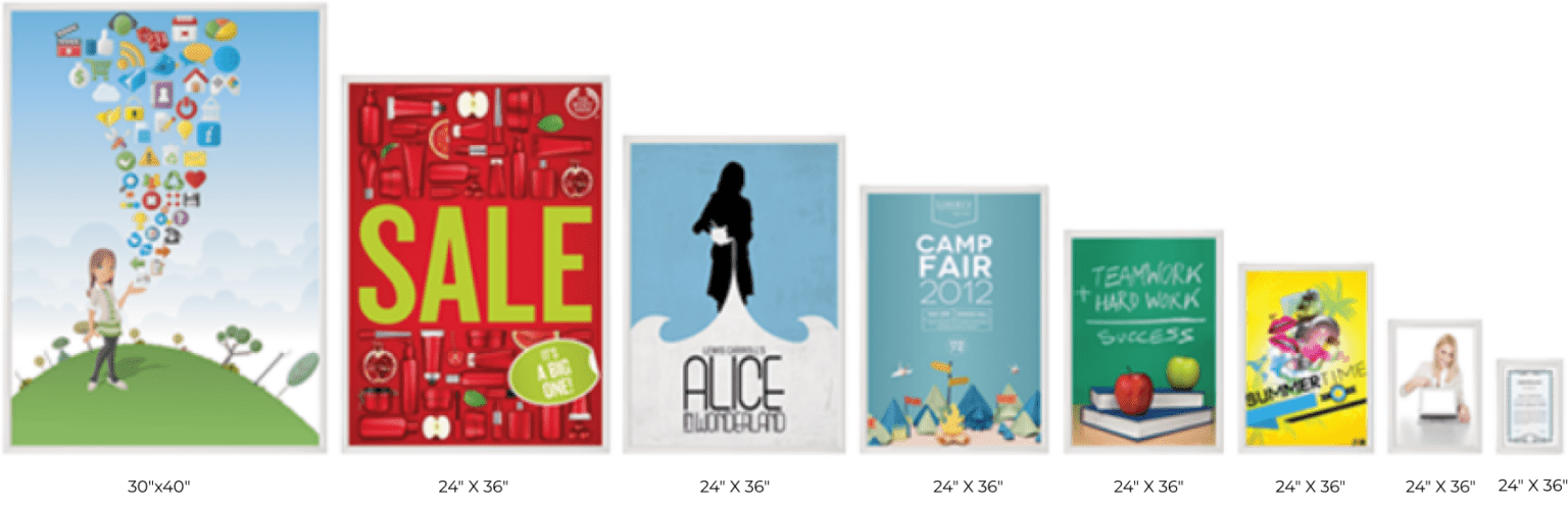 Easily Opening Snap Poster Frames